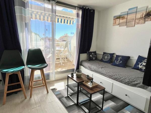 Studio Cabine Climatisé, Terrasse - 4 Pers. - Fr-1-874-85 - Port Camargue