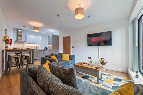 Modern 2 Bedroom Apartment City Center - Birmingham