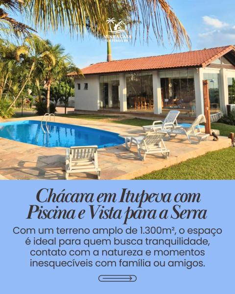Chácara Em Itupeva Com Piscina E Vista Para Serra - Itupeva