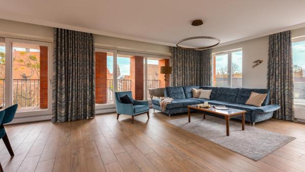 Flatbook City Center - Przestronny Apartament Z Balkonem, Parkingiem - Gdańsk