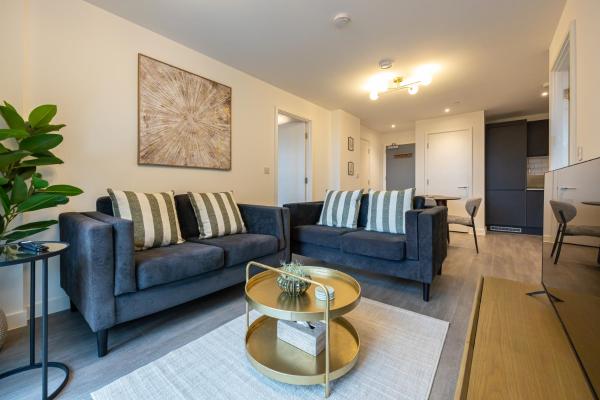 Stylish 2br Near Man Utd, Cricket Stadium & City - Salford