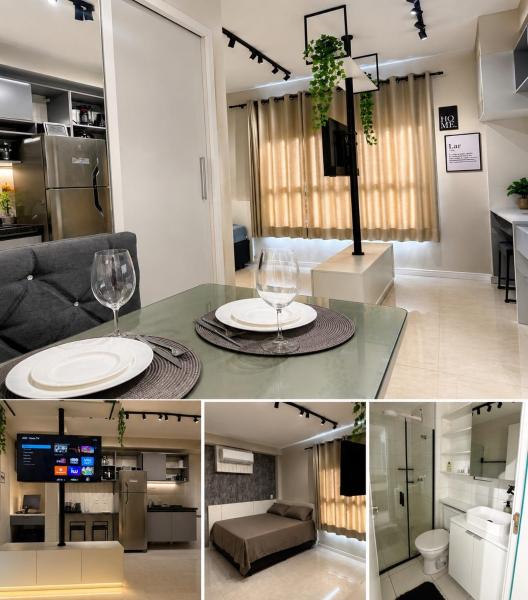 Studio 44 Luxo Design Com Closet, Office E Ar - Mogi das Cruzes