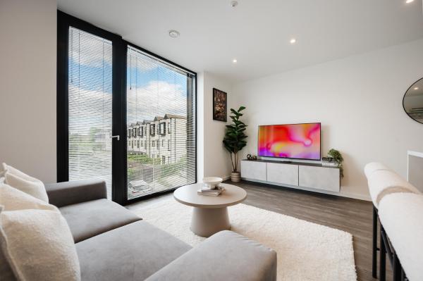 1 Bed City Centre Apt - Near Ao Arena, Manchester Victoria Train Station, University Of Salford - Salford