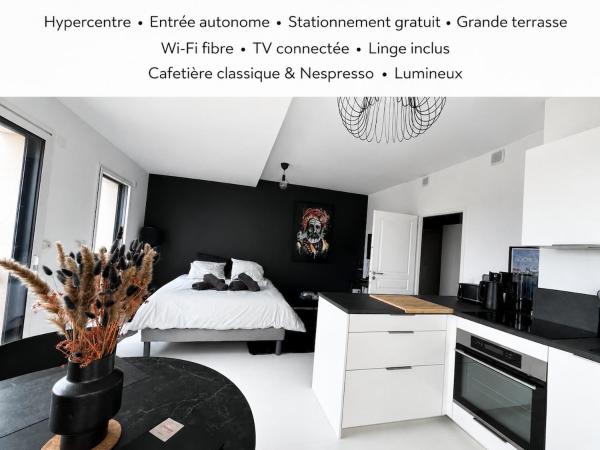 Studio Centre Ville Avec Grande Terrasse Vue Unique - La Roche-sur-Yon