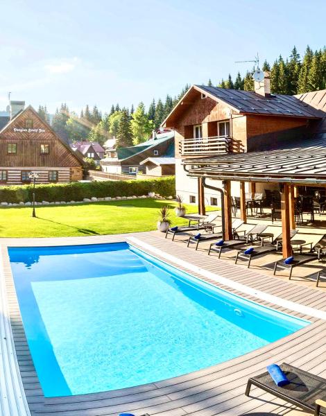 Chalet Schäfer S Vyhřívaným Bazénem Se Slanou Vodou A Saunou - Harrachov