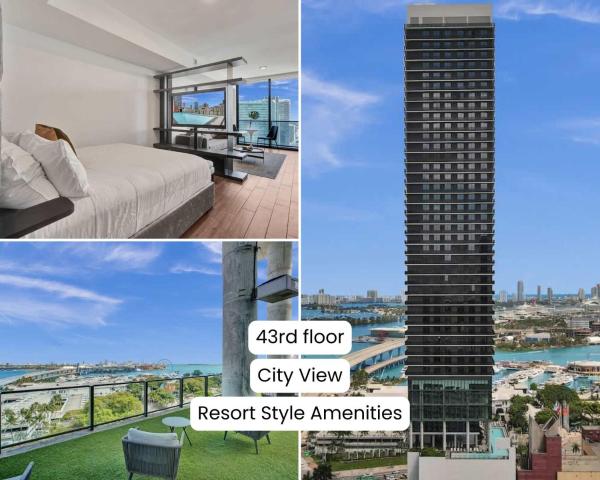 Luxury Miami Studio Stunning Bay View - Miami, FL