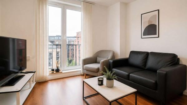 Contemporary 2 Bedroom Flat With Great Location In Salford - 索爾福德