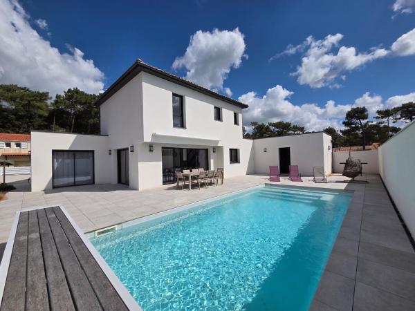 Villa Neuve 130m² Avec Piscine Chauffée, 4 Chambres - Fr-1-194-321 - La Tranche-sur-Mer