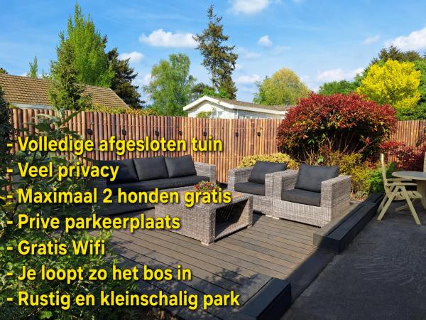 Happy Place Is Een Modern En Comfortabel Chalet Met Een Grote Afgesloten Tuin Op De Veluwe, Recreatiepark De Oude Driest - Ermelo, Netherlands