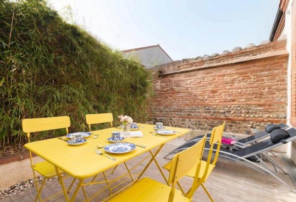 Beautiful House Avec Terrasse Privée - Havre De Paix Côté Pavé, Centre-ville Toulouse - Blagnac