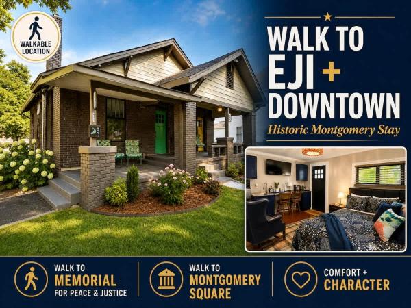 Civil Rights Trail Suite - Near Historic Sites - Montgomery, AL