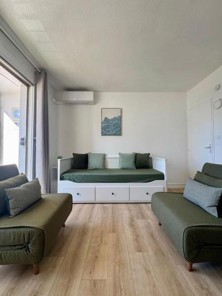 Studio Climatisé Avec Terrasse Plage Port & Centre à Pied Accès Autonome - La Grande-Motte