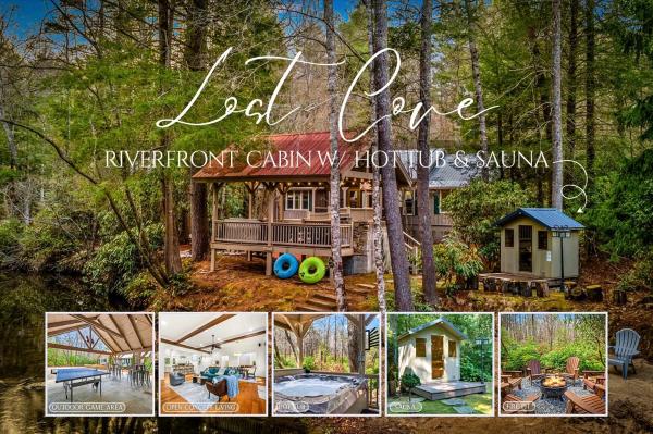 Secluded Riverfront Cabin With Hot Tub, Sauna & Private Trails Near Cashiers, North Carolina - Highlands, NC