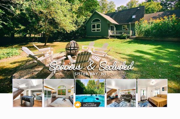 Serene Cabin With Beautiful Outdoor Space In Sister Bay, Wisconsin - Door County, WI