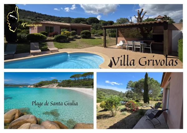 Villa Grivolas 6 Pers Piscine Privée à 3 Min De La Plage De Santa Giulia - Porto-Vecchio