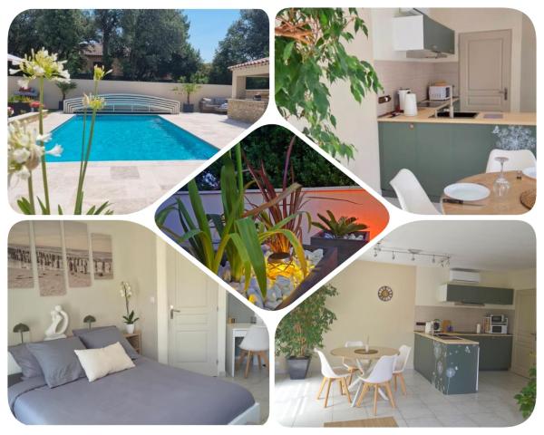 Un Air De Provence Avec Piscine Disponible Seulement En Fin De Journée - Un Parking Privé - À 5min De L'a7 Et A9 - Orange, France