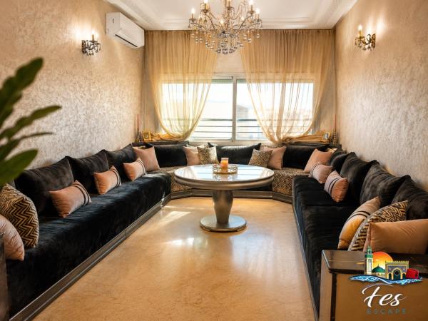 -Fes Escape- 91 Qm Apartment Mit Balkon, Top Lage - Fes
