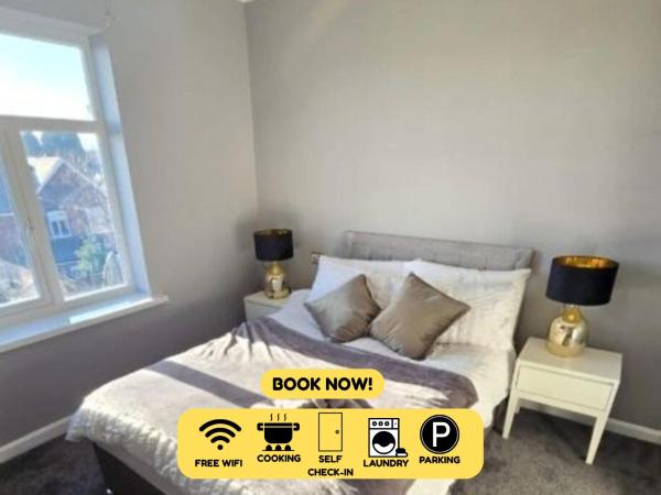West Midlands Home - 3br W/free Parking And Wifi - Wolverhampton