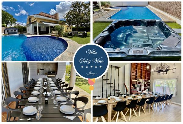 Villa Sol Y Vino I Piscina Salada I Jacuzzi Spa I Bbq I Ps5 I Aircon I Luxury & Privacy Jerez - Jerez de la Frontera