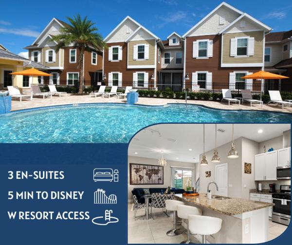 Townhouse 4 Bedrooms | 5 Min To Disney! - Celebration, FL