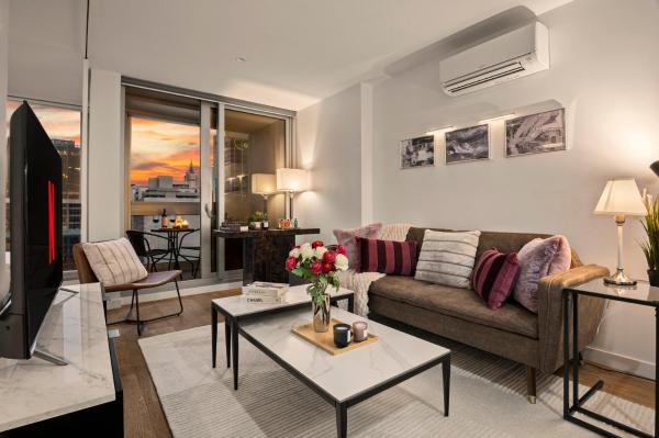 The Agarwood 2br City Views Gym, Pool, Spa, And Sauna - St Kilda
