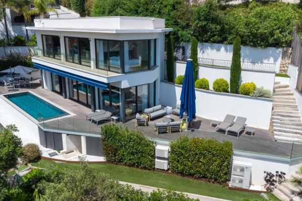 Architect-designed House Heated Pool And Sea View - Grasse