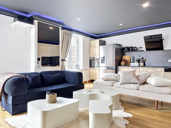 Le Grand Gambetta - 8 Personnes - 3 Chambres - Place Stanislas - Nancy