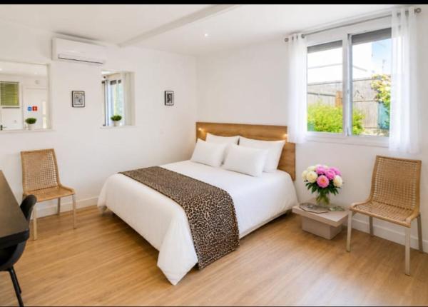 Studio Jasmin & Jardin 1 à 2 Pers à Villa Terra - Balma