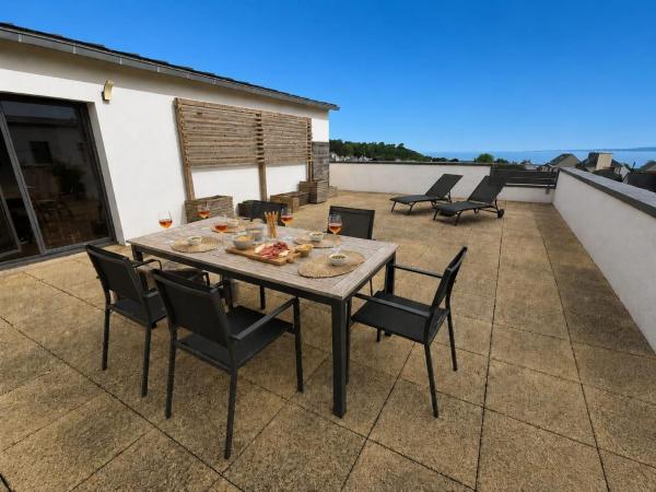 Appart 4 Pers - Vue Sur Mer - Terrasse - Parking Privé - Saint-Brieuc