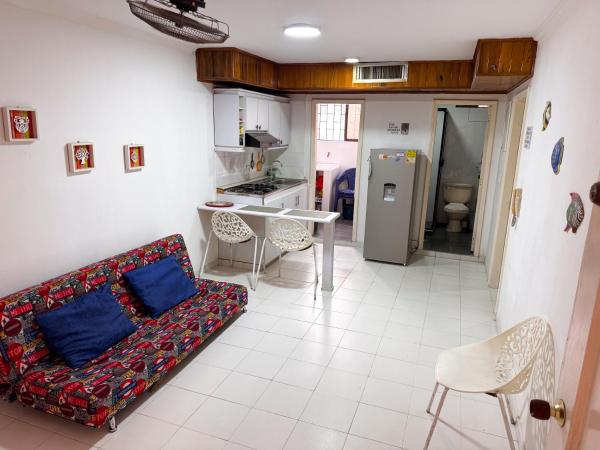 Apartamento De Una Habitación A 15 Mt De La Playa (Cama Doble Y Camarote) - Taganga