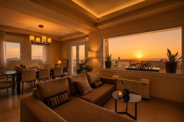 Endless View Villa With Private Pool & Bbq - Chania