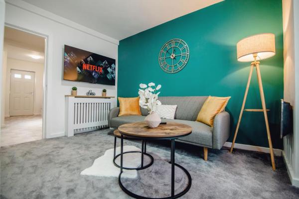 Modern Cosy Apartment Free Parking 10 Ppl - Sheffield