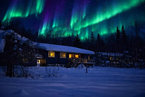 Whole House Aurora View With Hot Tub, Sauna And Ac - Fairbanks, AK