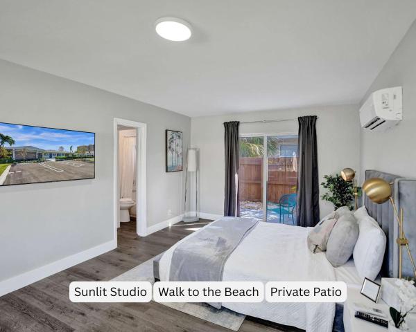 Studio With Private Patio In Pompano W Kitchenette - Pompano Beach, FL