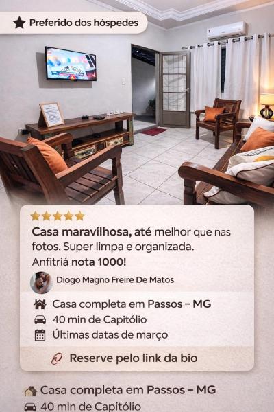 Casa Luz E Conforto Passos Capitólio - Passos