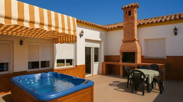 El Palmar Terraza Y Jacuzzi Exterior Agua Caliente Cerca De La Playa - El Palmar de Vejer