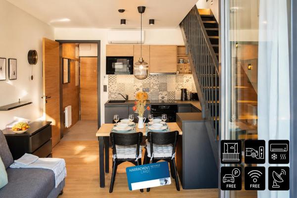 Enjoyharrachov - Atraktivní Klidný Klimatizovaný Apartmán 20 V Centru S Terasou A Parkováním, Wifi-wlan, Sat, Herní Konzolí, Ipad, Netflix Zdarma, Možností Dobíjení Auta, Výhledem Do Zahrady A Na Kostelík Jen 150m Od Lanovky - Szklarska Poręba