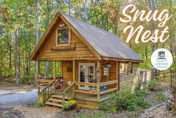 The Snug Nest Nestled In Canopy Woods - Alabama