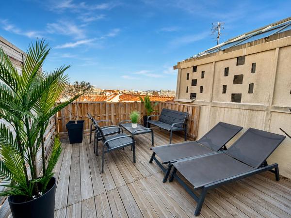 Honoré - Rooftop Avec Vue - Appartement T3 Atypique Centre Ville Vieux Port Proche Opéra - Marseille