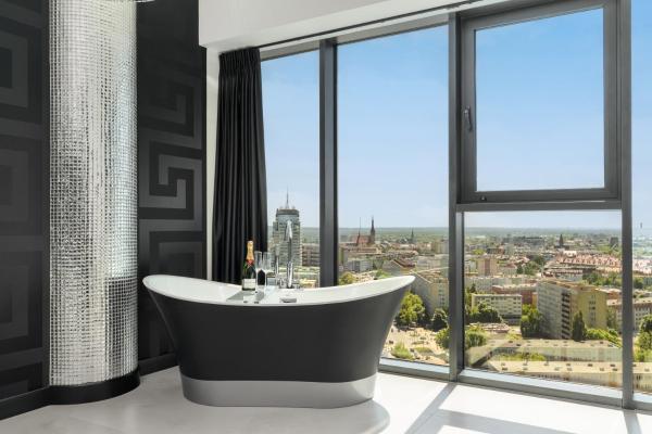 Goldstar Apartament- Wanna Z Widokiem, 18 Piętro, Hanza Tower Szczecin - Stettin