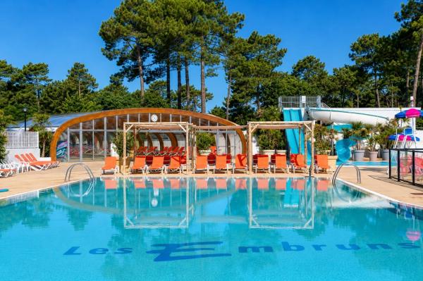 Camping Les Embruns, Mobile Home 7 Pers, Climatisation, Espace Aquatique Et Plage, Cap Ferret - Arcachon