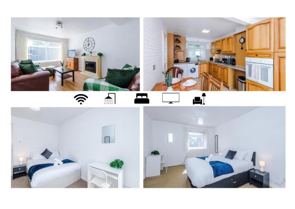 2 Br House, Sleeps 4, Free Parking, Fast Wi-fi - Bolton