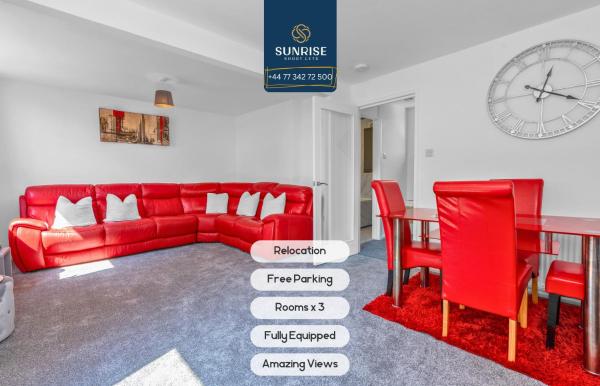 Springhill Townhouse - 3 Bedrooms, Great Views, Newly Refurbished, Free Parking, Free Wifi, River View, Dock, Eden Views, Fully Equipped, Relocation Favourite By Sunrise Short Lets Dundee - Dundee