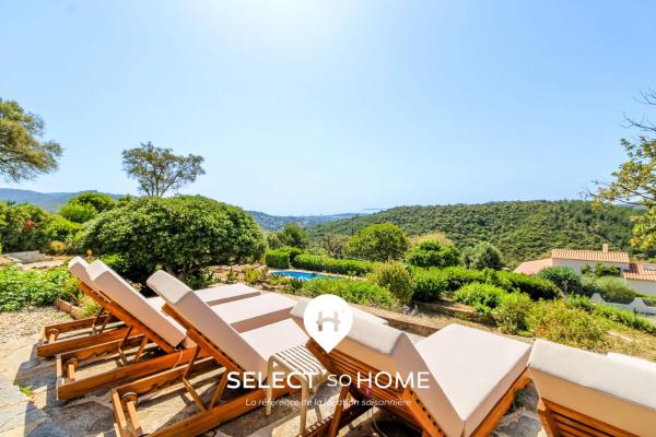 Selectsohome - Vue Mer, Piscine, 10p - Provence - Villa Bella Vista - La Londe-les-Maures