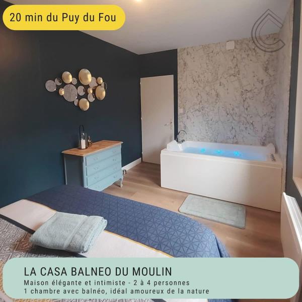 La Casa Balnéo Du Moulin - 20 Min From Puy Du Fou - Les Herbiers