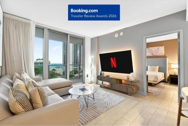Elegance By The Ocean - 2bd Hyde House Gem With Luxury Resort Amenities - 25 Min To Fifa! - North Miami, FL