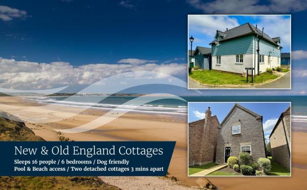 Old And New England Cottages - Two 3 Bedroom Cottages Nearby - Part Of The The Bay Filey Holiday Village With Pool, Gym And Direct Beach Access, Pub, Restaurant, Tennis And Meadows Walks - Yorkshire
