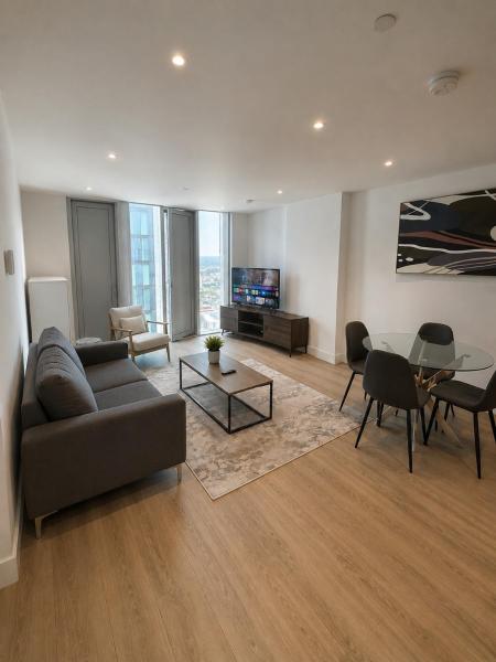 34th Floor 2bed City View Apartment Manchester Deansgate - 샐퍼드