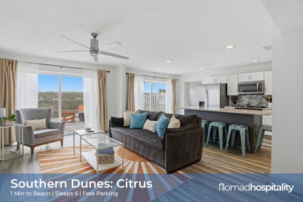 Be A Nomad -1 Min To Jacksonville Beach - 2 Bed 2 Bath - Sleeps 6 Free Parking - Jacksonville Beach, FL