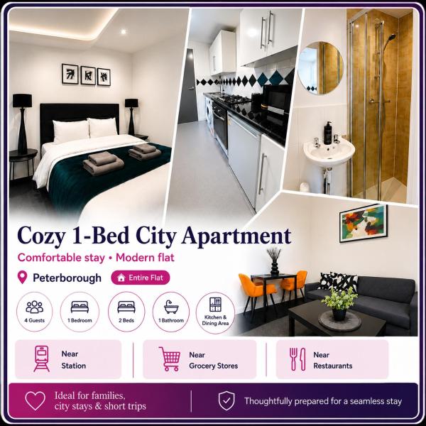Cozy 1 Bed City Apartment - Lincolnshire